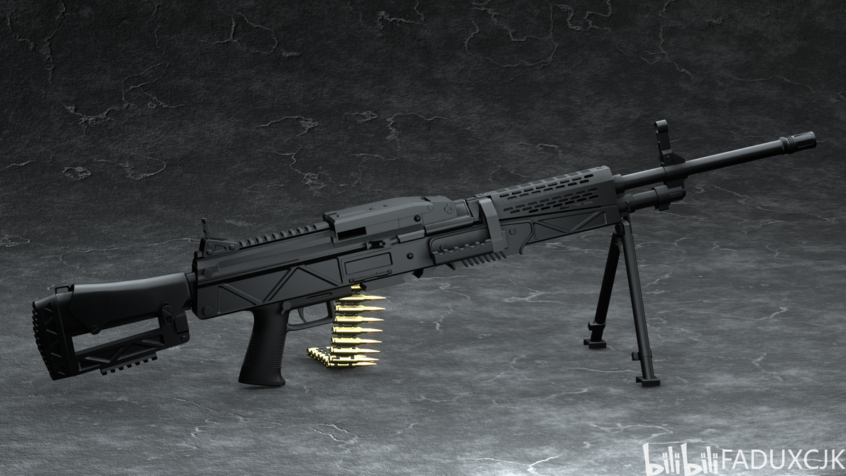 国产QJY201型7.62mm通用机枪 - 哔哩哔哩