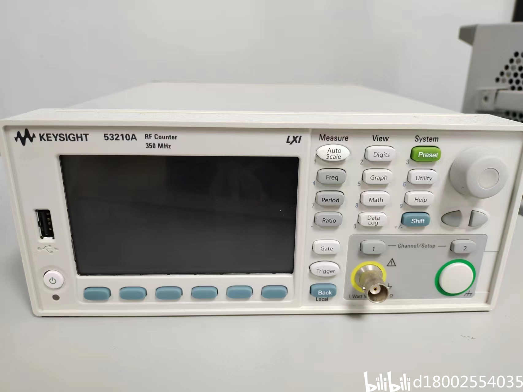 是德科技KEYSIGHT 53210A频率计 - 哔哩哔哩