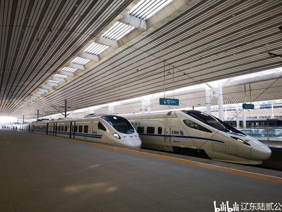 又是一年临客时 沈局CRH3A上线 ！ - 哔哩哔哩