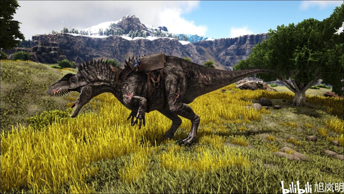 方舟生存进化模组生物介绍：高棘龙！（ARK Additions：The Collection!） - 哔哩哔哩