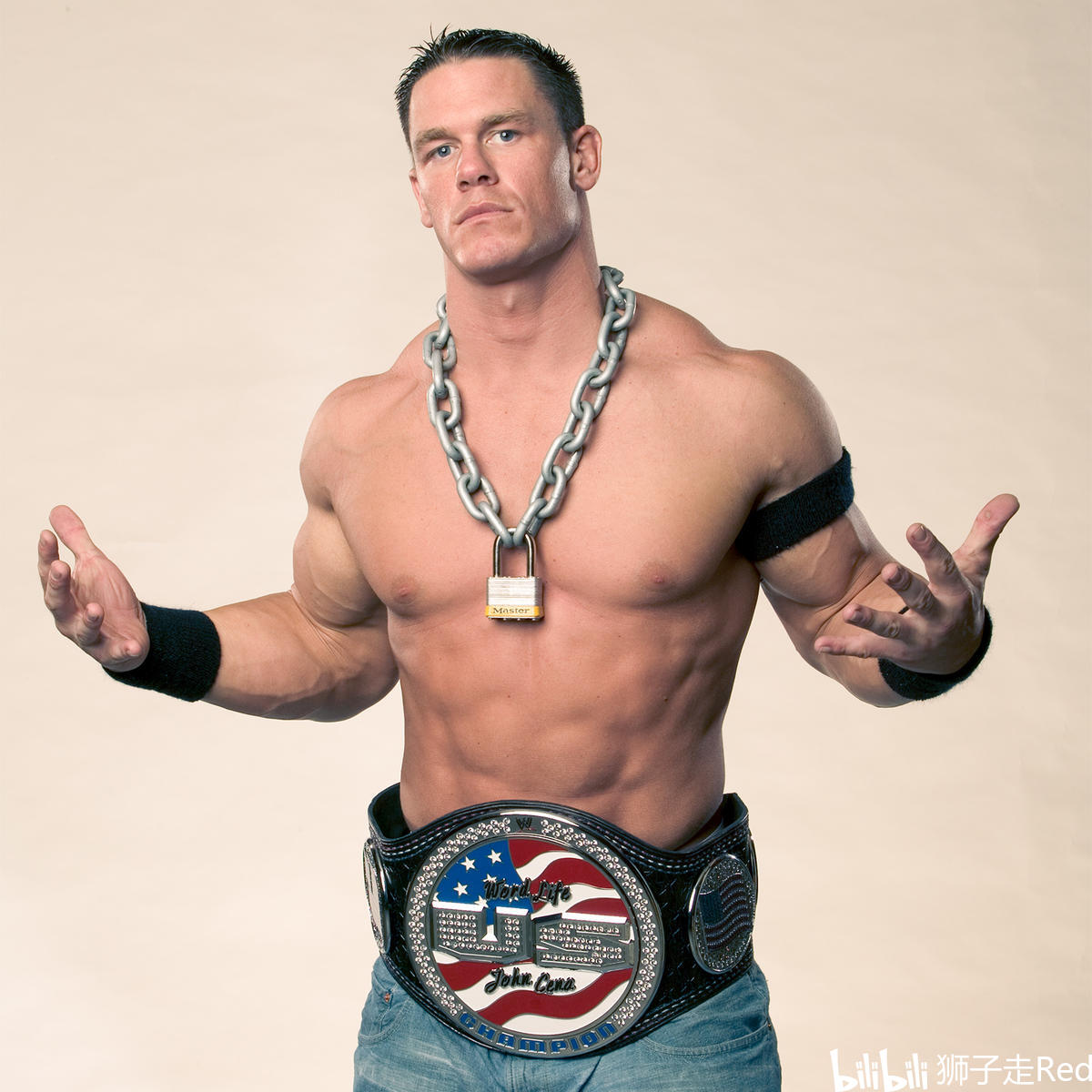 WWE最多次数世界冠军好莱坞John Cena约翰赛纳人物介绍及精选照片集（下） - 哔哩哔哩