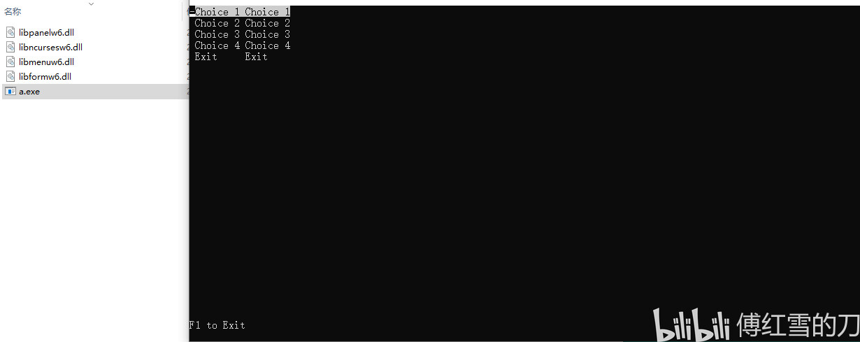 在Ubuntu用ncurses库写个文件，编译出能用于Windows的可执行文件（程序） - 哔哩哔哩