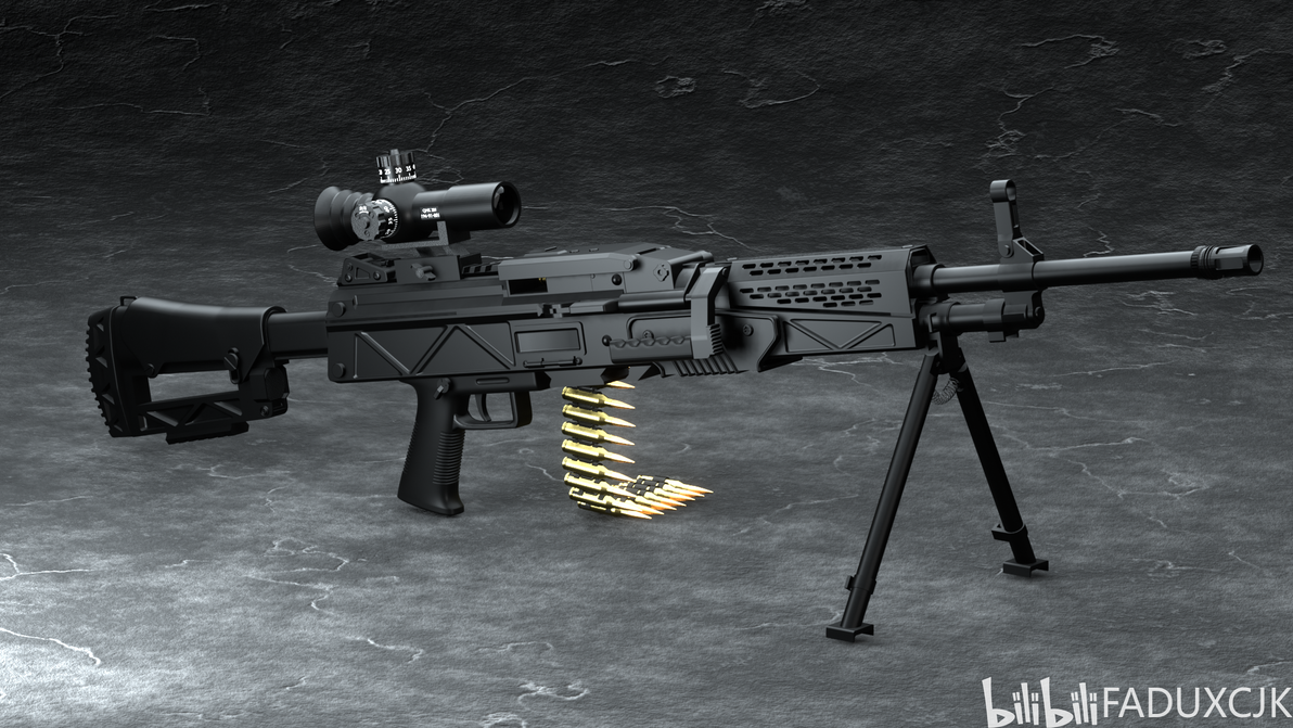 国产QJY201型7.62mm通用机枪 - 哔哩哔哩