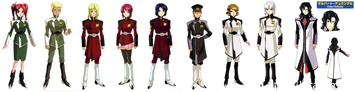 【基拉】高达SEED中ZAFT（扎夫特）军各种颜色军服代表的级别 - 哔哩哔哩