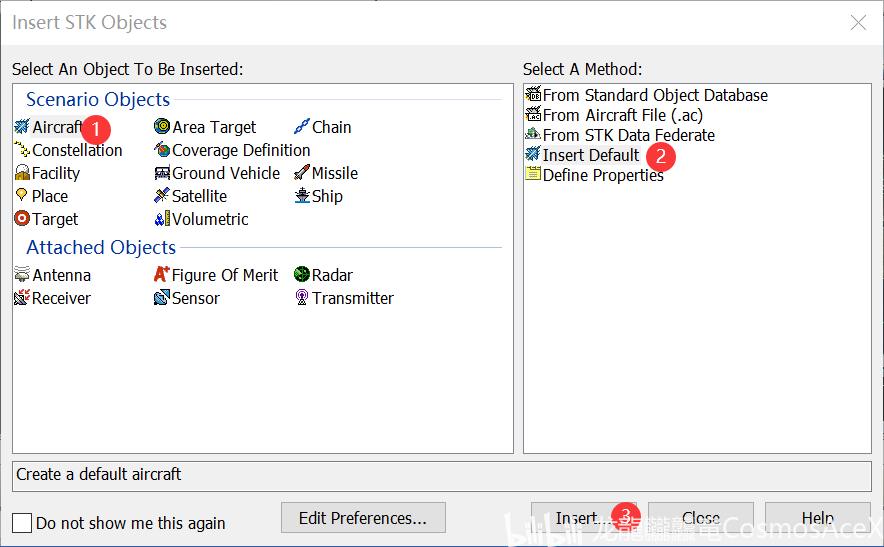Lesson 2 Insert And Configure STK Objects（插入和配置STK对象) - 哔哩哔哩