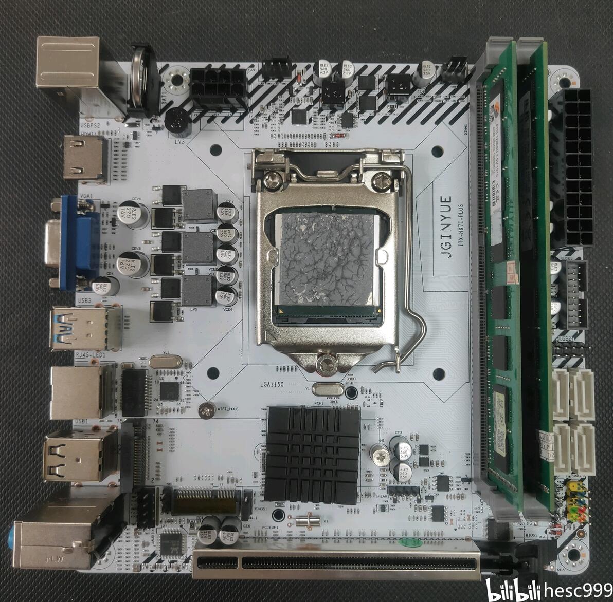 intel H81/B85/H97芯片组主板鉴定——精粤H97I-PLUS+i5 5675R简单测试 - 哔哩哔哩
