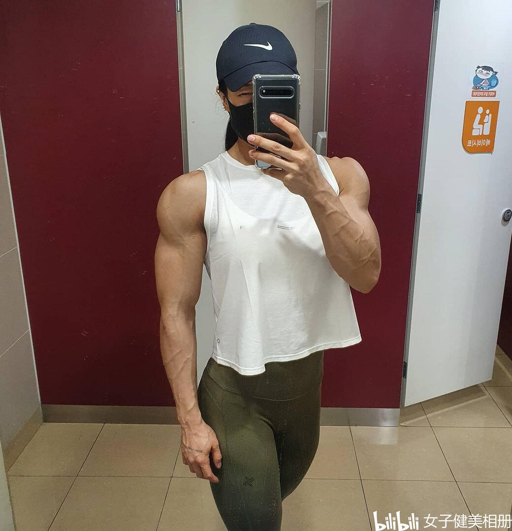 大块头韩国女子健美运动员Park Han Wul - 哔哩哔哩