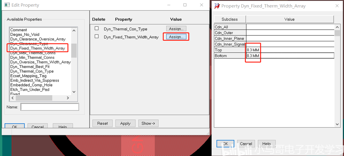 Allegro如何设置焊盘连接方式和连接宽度 - 哔哩哔哩