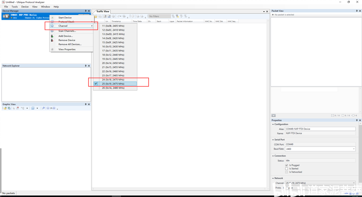 JN5169 ZigBee抓包 - 哔哩哔哩