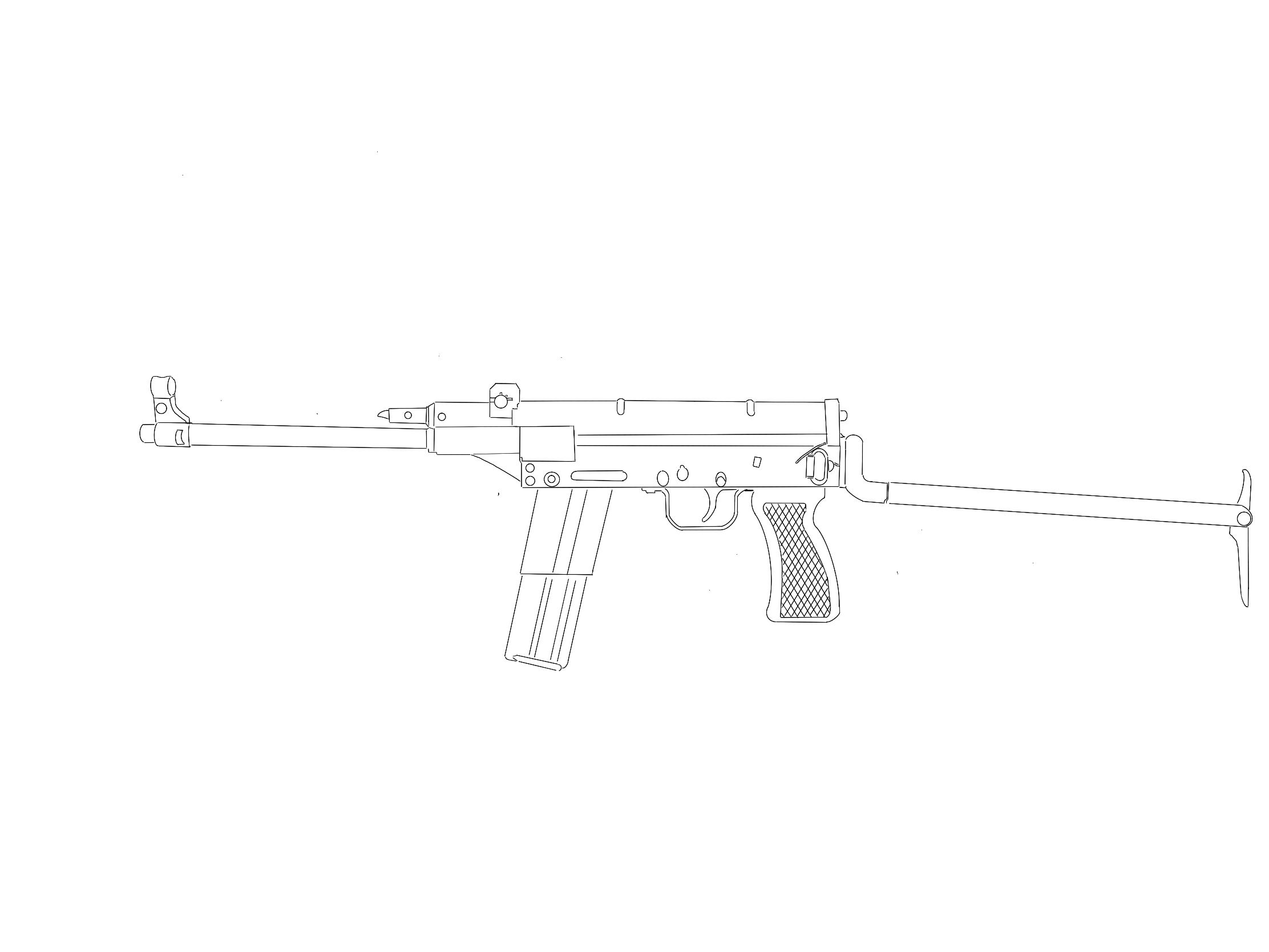 我帮塔兰设计武器之TTI Combat Master type-79 submachine gun. - 哔哩哔哩