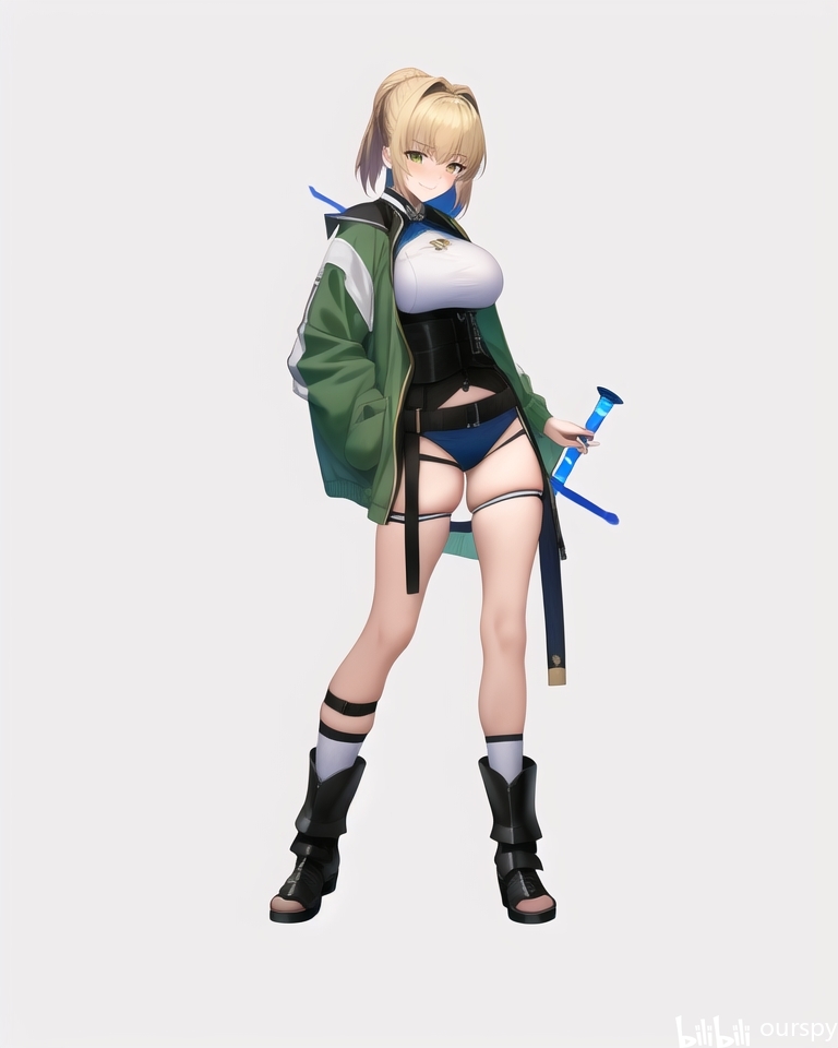 《无期迷途(执迷)》但 Saber AI绘图 - 哔哩哔哩