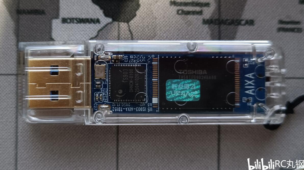 DIY (eVtran) 银灿IS903方案MLC颗粒 64G USB3.0 U盘开箱 - 哔哩哔哩