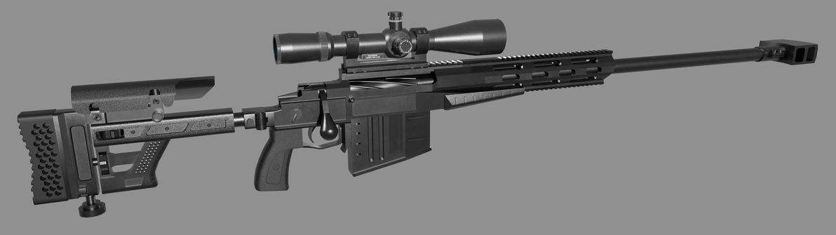 国产QBU201型12.7mm高精度狙击步枪 - 哔哩哔哩