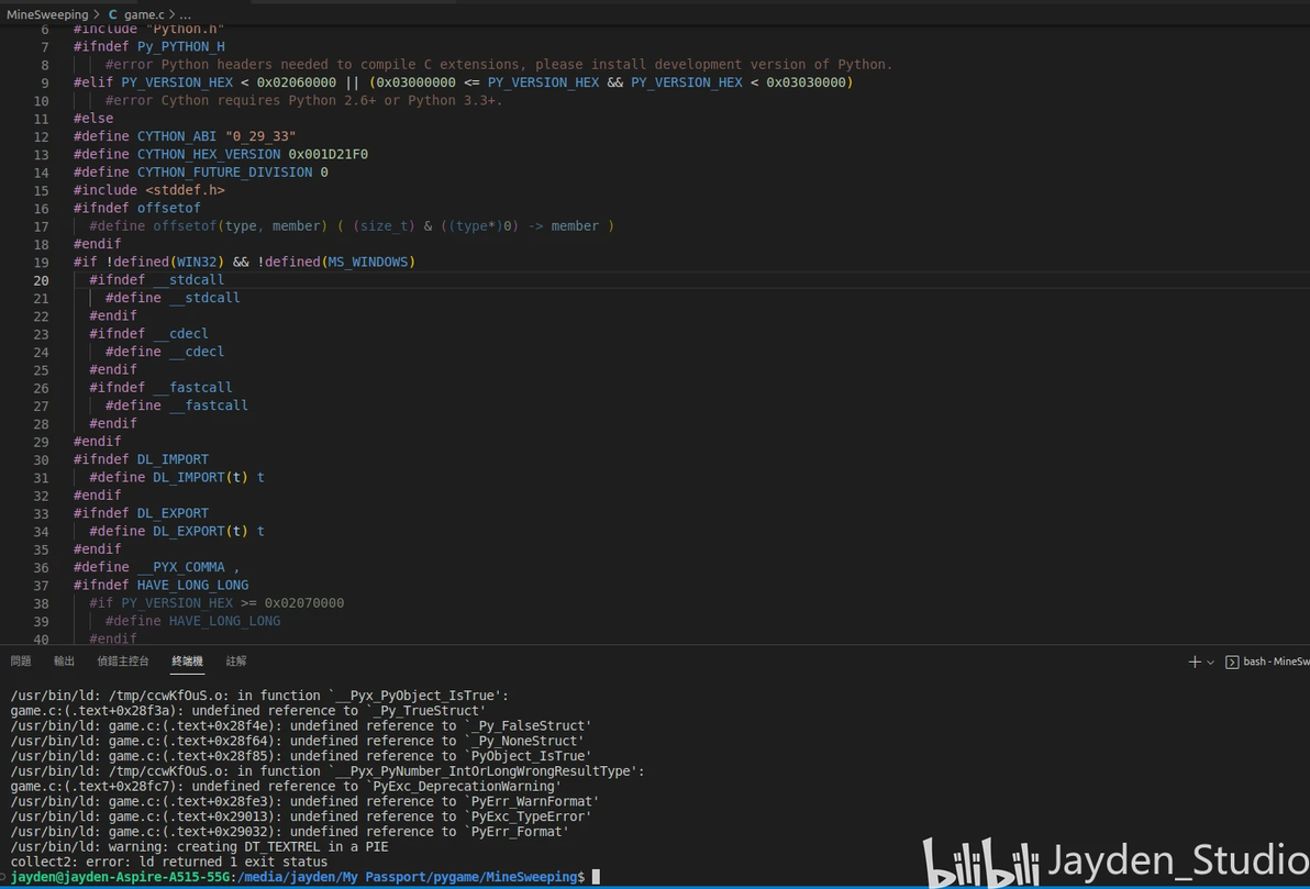 cython gcc生成執行檔 - 哔哩哔哩