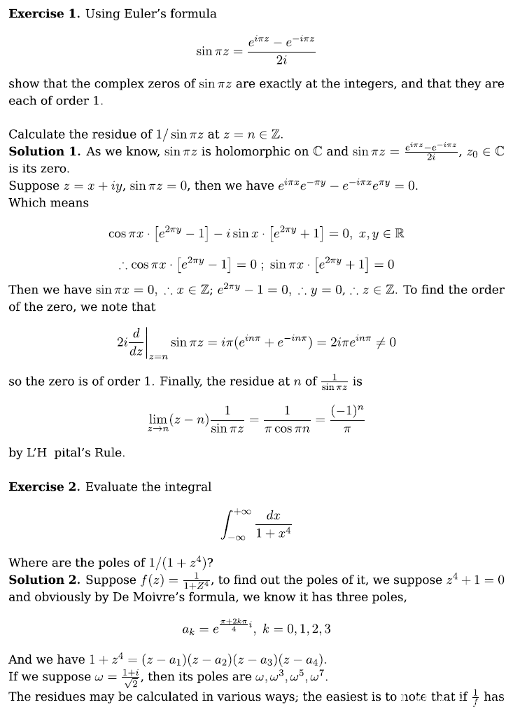 Stein Complex Analysis 复分析第三章答案 - 哔哩哔哩