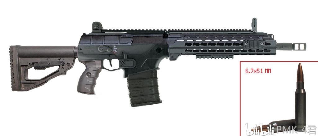 俄罗斯OTs-124/128(6.7*51毫米和7.62*51毫米)通用机枪 - 哔哩哔哩