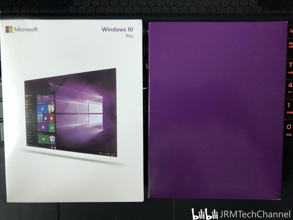 【奇怪的开箱】真·正版——Windows 10 Pro 盒装零售版（FPP）开箱 - 哔哩哔哩