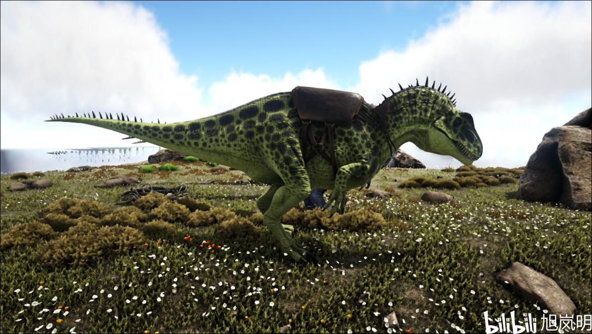 方舟生存进化模组生物介绍：高棘龙！（ARK Additions：The Collection!） - 哔哩哔哩