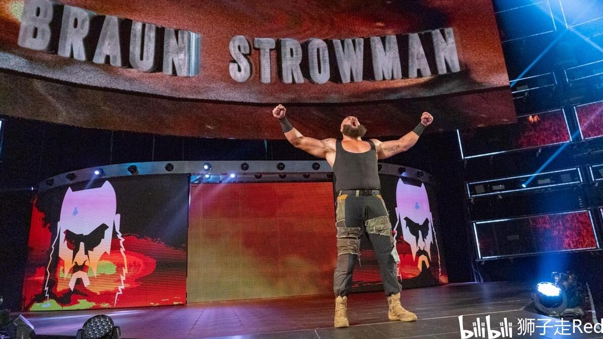WWE祝人间怪兽黑羊布朗斯图曼Braun Strowman生日快乐 - 哔哩哔哩