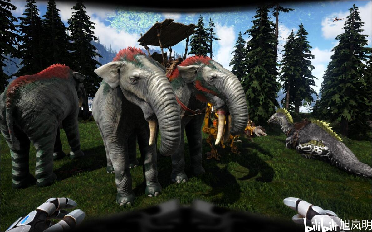 方舟生存进化模组生物介绍：恐象！（ARK Additions：The Collection！） - 哔哩哔哩