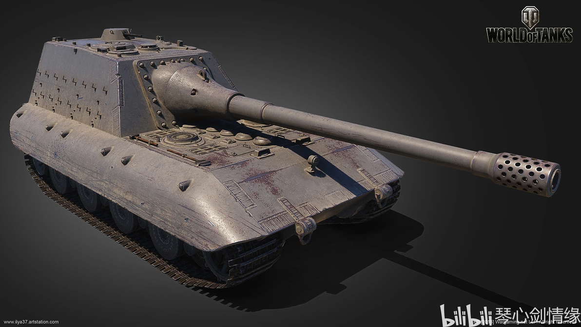 “白兔”迷思——E100突击炮究竟是什么样子？ - 哔哩哔哩