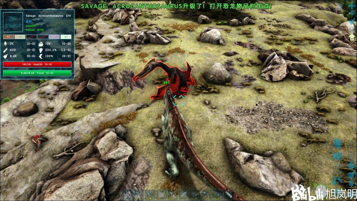 方舟生存进化模组生物介绍——暴动高棘龙（SAVAGE ACRO） - 哔哩哔哩