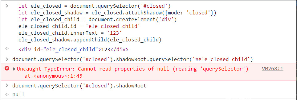 JS获取Shadow DOM中的节点 - 哔哩哔哩