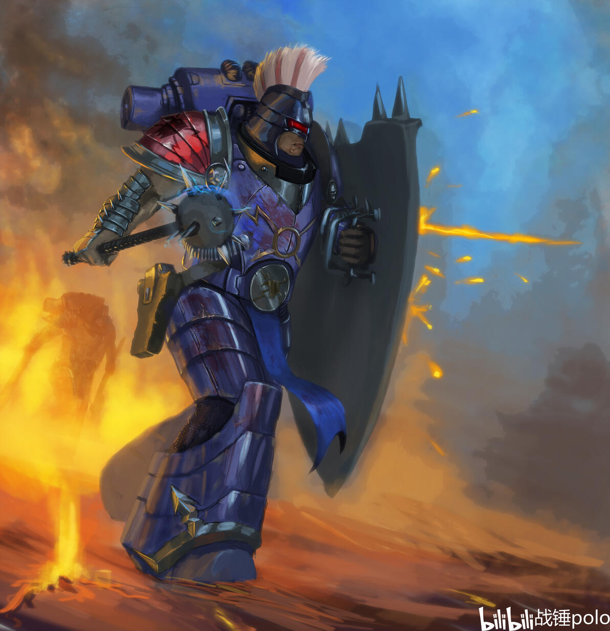 战锤40K人物---雷霆战士（一） - 哔哩哔哩