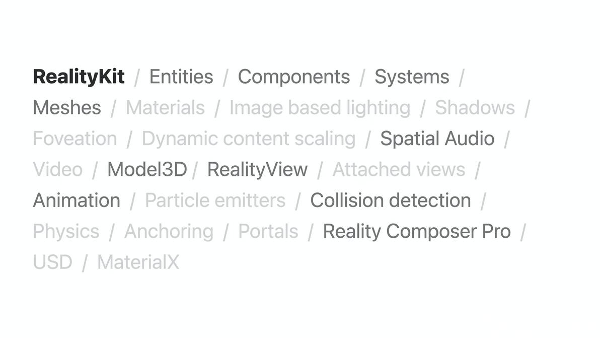 13 使用RealityKit构建空间体验——AppleVisionPro应用开发学习 - 哔哩哔哩
