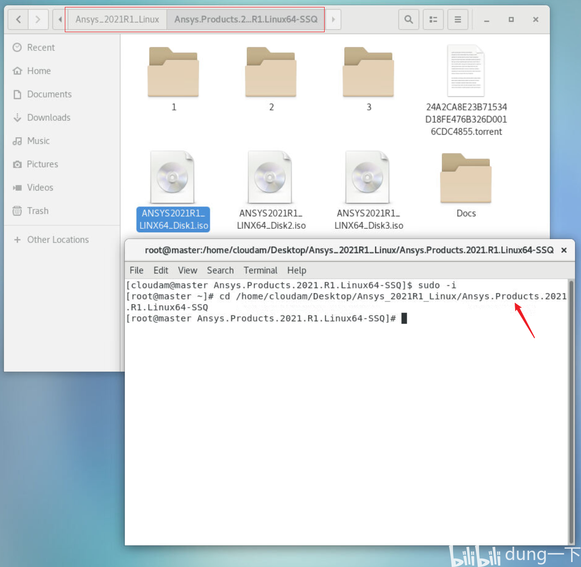 Linux (CentOS 7) 下安装Ansys 2021 R1 教程 - 哔哩哔哩