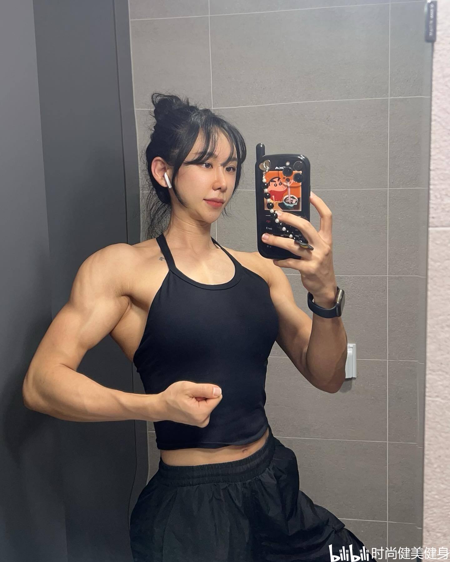 身材和脸蛋反差巨大的萌系肌肉女！韩国的健美辣妹---Park Mirae - 哔哩哔哩