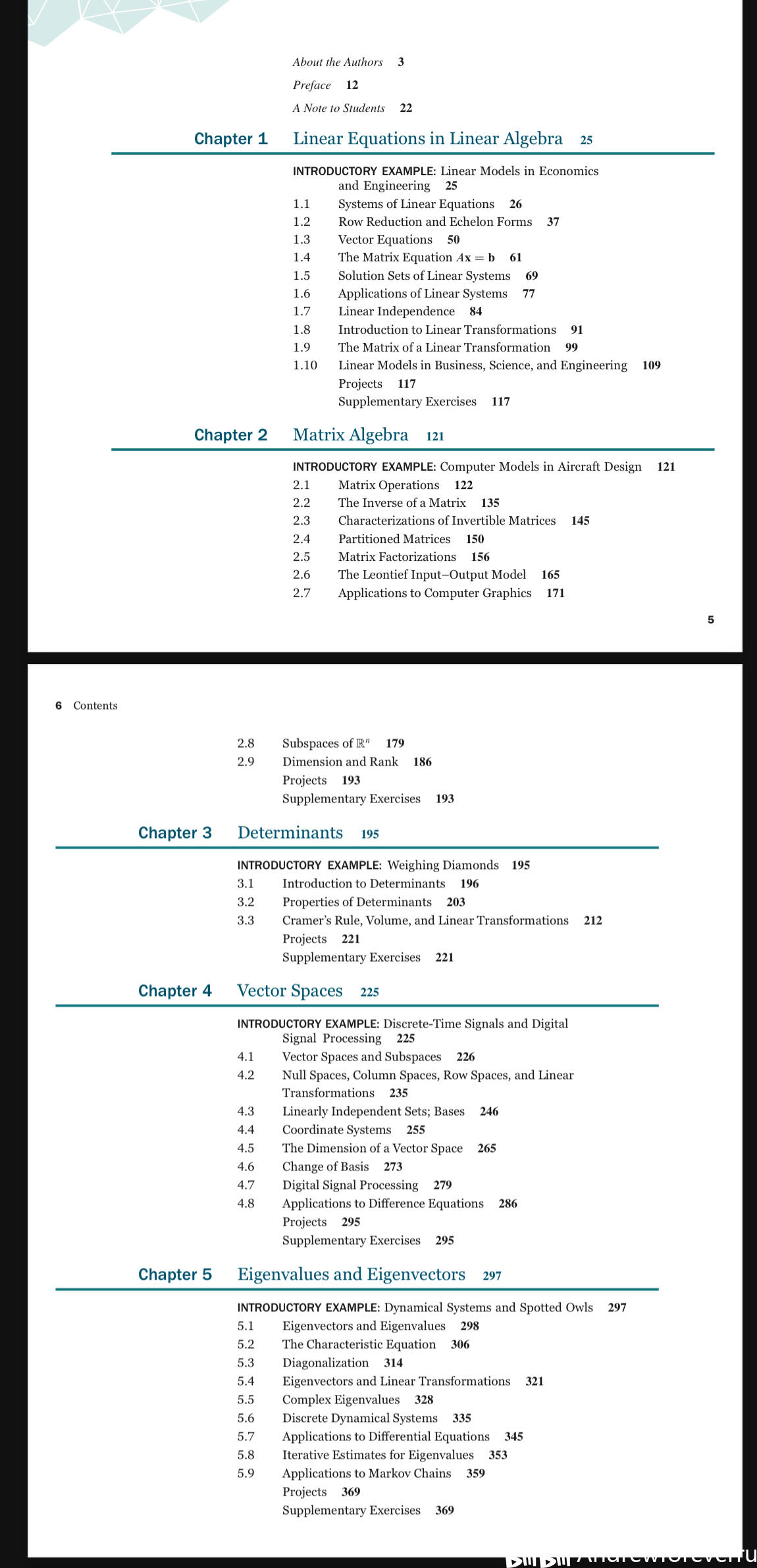 David C. Lay 线性代数及其应用（6th） - 哔哩哔哩