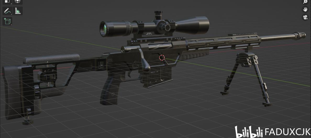 国产QBU202型8.6mm高精度狙击步枪 - 哔哩哔哩