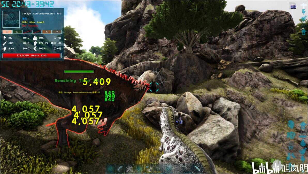 方舟生存进化模组生物介绍——暴动高棘龙（SAVAGE ACRO） - 哔哩哔哩