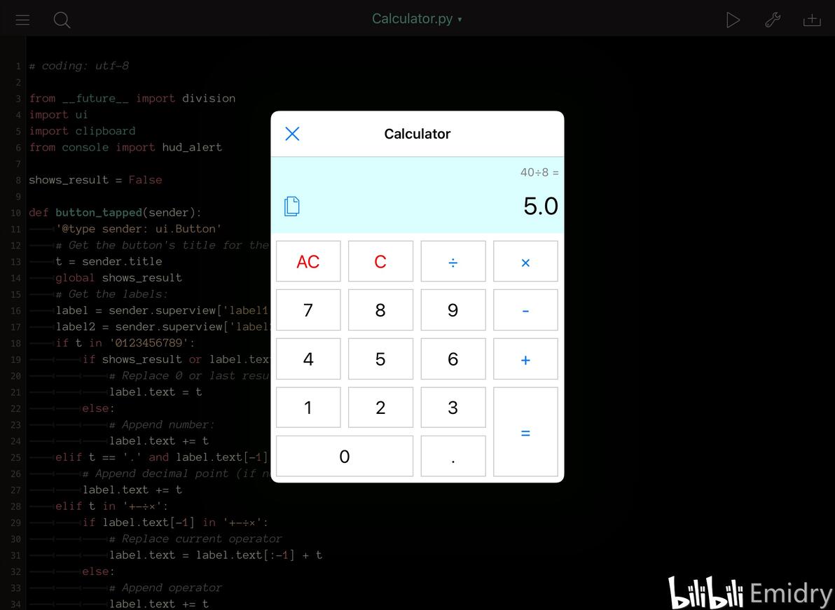 iPad编程软件推荐(一) —— Pythonista 3 - 哔哩哔哩