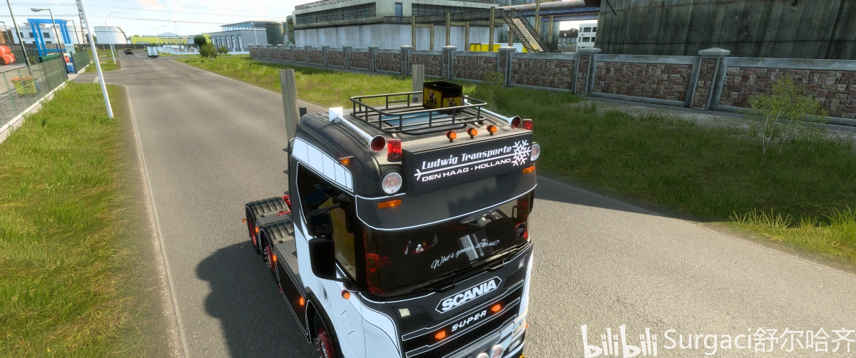 1 47ets2 Scania R590 6x2 Lowcab Ludwig Transporte 哔哩哔哩