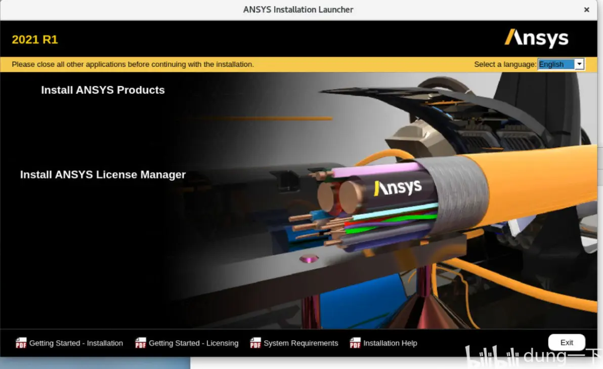 Linux (CentOS 7) 下安装Ansys 2021 R1 教程 - 哔哩哔哩