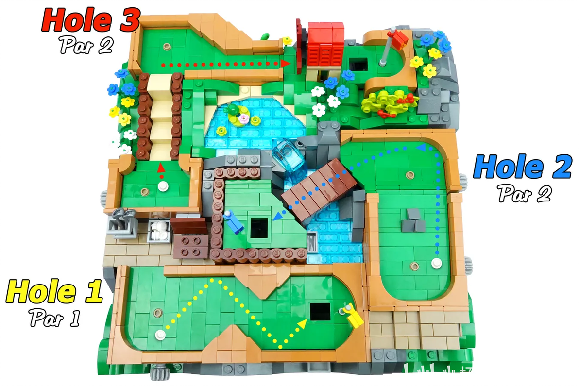 大自然与体育竞技的结合，可惜乐高不量产 - 哔哩哔哩