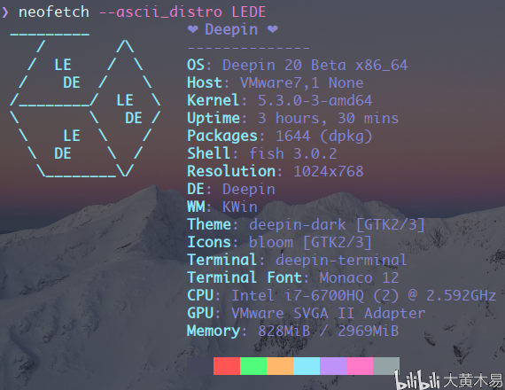 Neofetch 输出各种指定发行版 ASCII Logo（上） - 哔哩哔哩