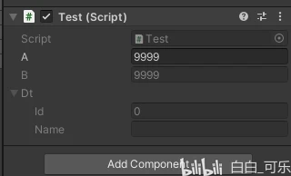 Unity 让检查器(Inspector)中的变量变为只读(ReadOnly),无法编辑 - 哔哩哔哩