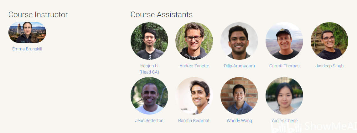 资源@斯坦福CS234 | 强化学习必修课，是时候掌握真正的技术了！(附下载) - 哔哩哔哩