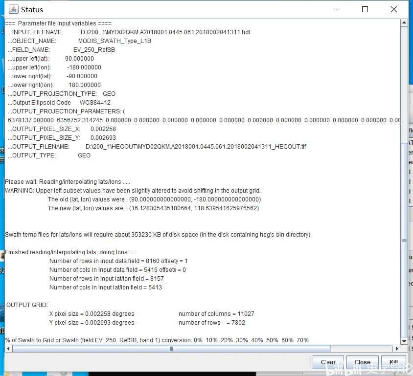 如何批量处理MODIS数据？教你使用HEG工具！ - 哔哩哔哩