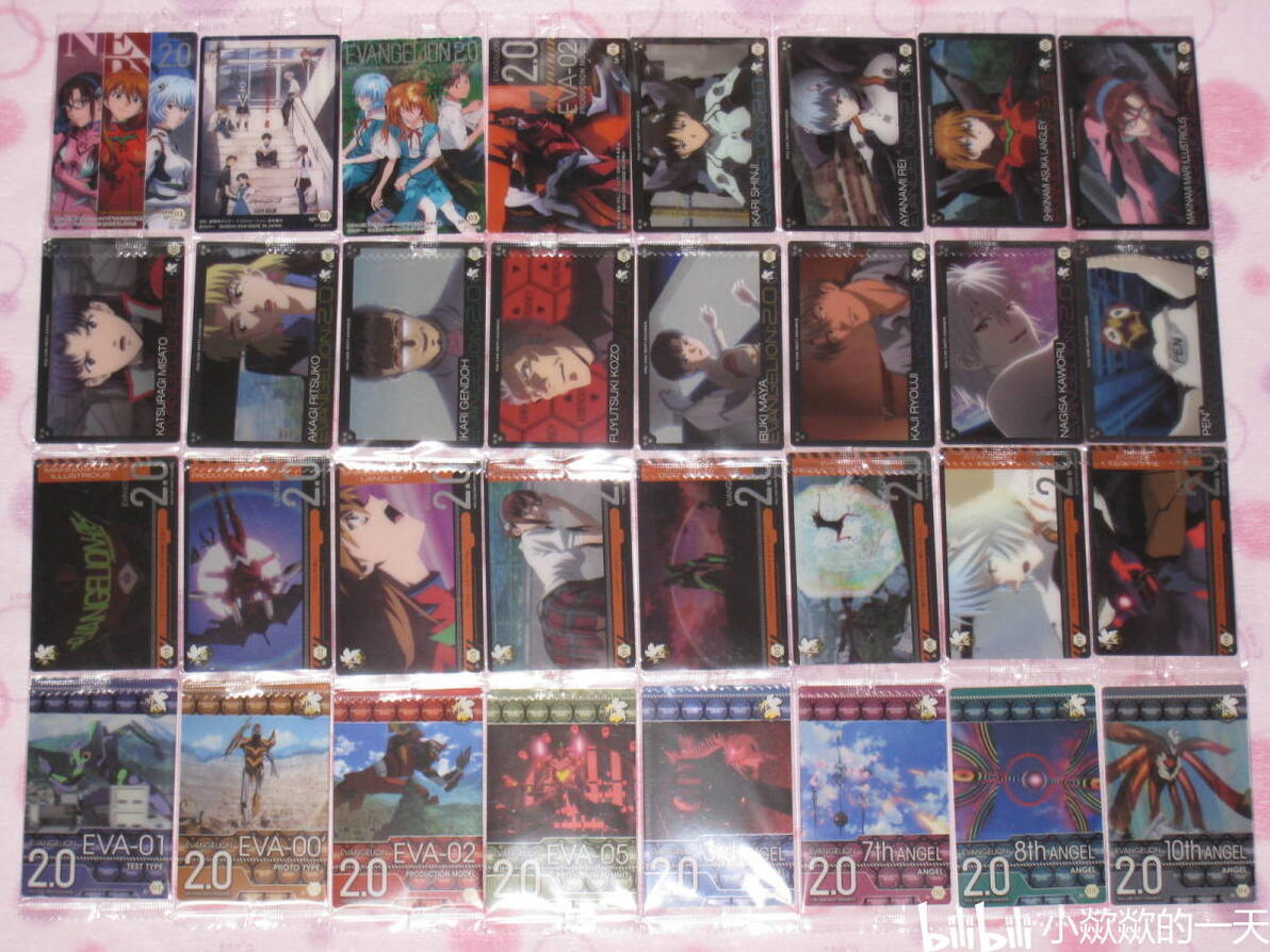 EVA 历代食玩卡汇总图鉴介绍 - 哔哩哔哩