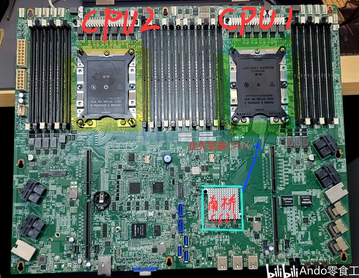 亚马逊C621（LGA3647）主板使用教程-安装篇 - 哔哩哔哩