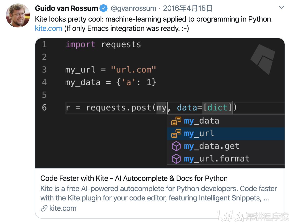 python写代码工具_AI辅助写代码，Python之父都爱不释手的工具-CSDN博客