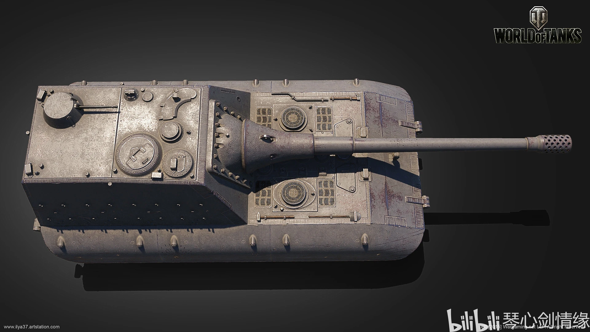 “白兔”迷思——E100突击炮究竟是什么样子？ - 哔哩哔哩