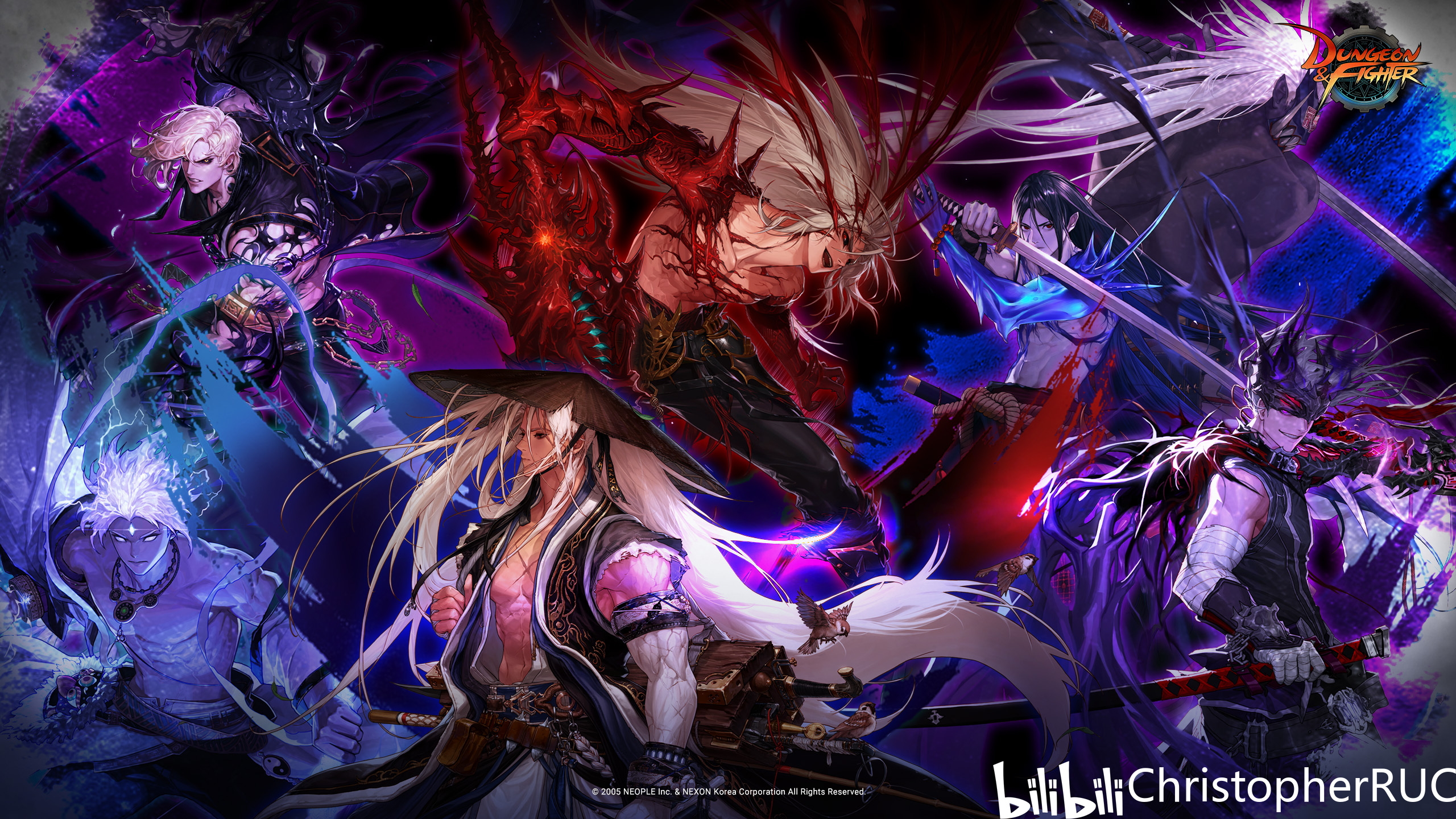 【DNF壁纸】韩服官网新出鬼剑两张壁纸 - 哔哩哔哩