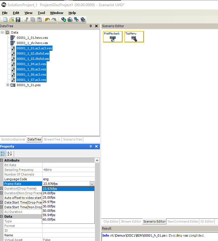 [教程]使用Scenarist UHD给UHDBD原盘简单添加字幕 - 哔哩哔哩
