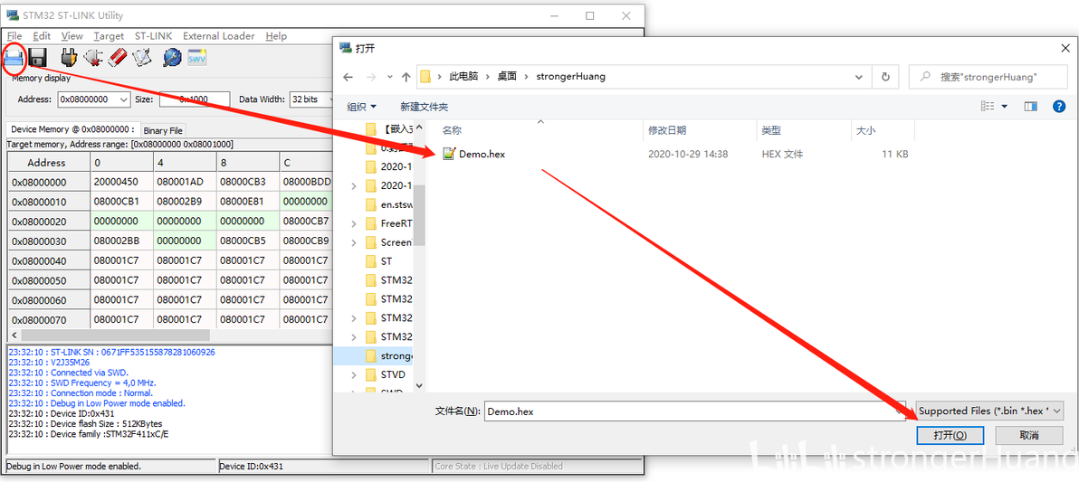 STM32下载编程工具 | ST-LINK Utility介绍、下载、安装和使用教程 - 哔哩哔哩