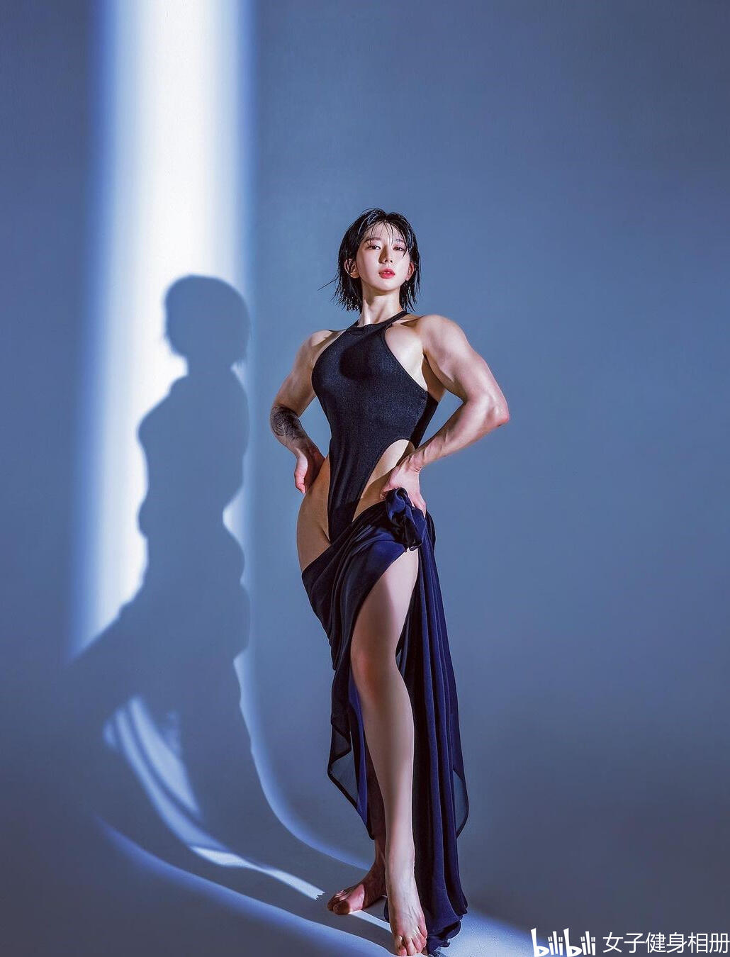 英姿飒爽的短发肌肉女！帅气的韩国金刚芭比---Jaerin Kim - 哔哩哔哩